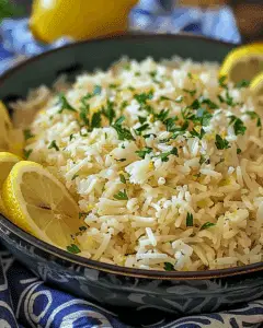 Greek Lemon Rice Recipe | Cooked by Sarah