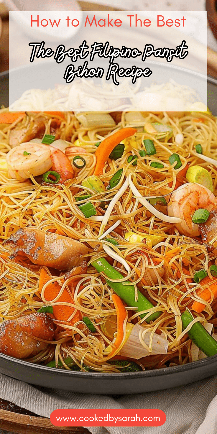 Filipino Pansit Bihon | Cooked by Sarah