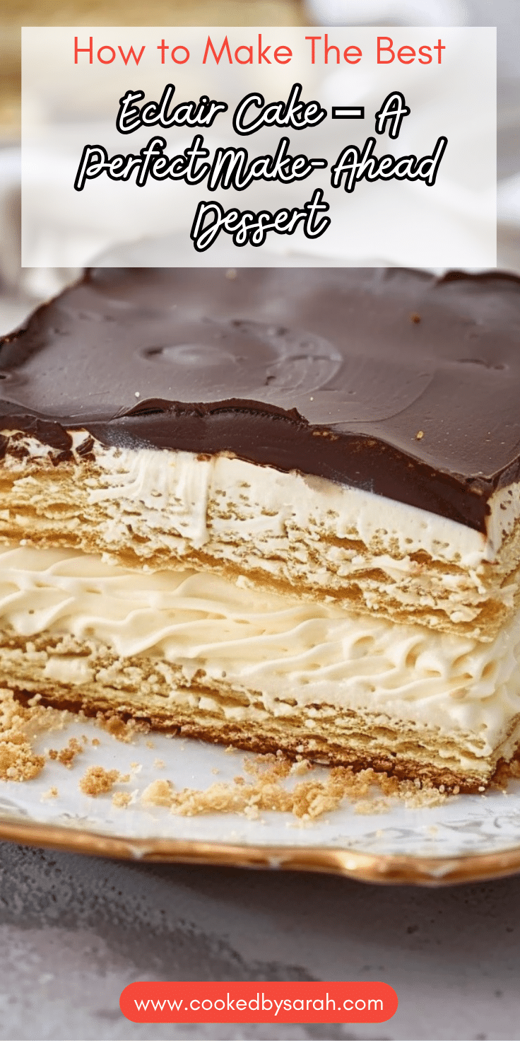 Eclair Cake | Cooked by Sarah