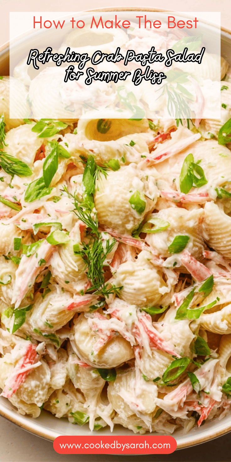 Best Crab Pasta Salad Recipe Tangy Seafood Delight