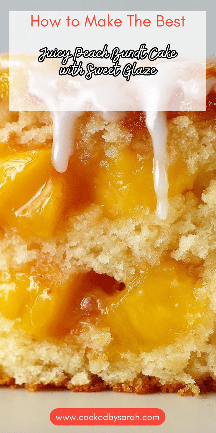 Irresistible Summer Peach Cake | Cooked by Sarah