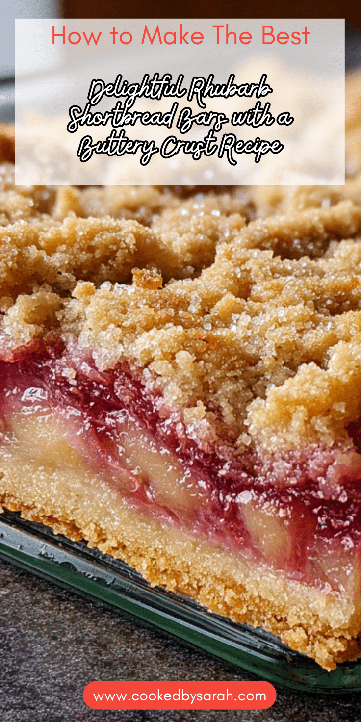 Delightful Rhubarb Shortbread Bars Recipe: Springtime Bliss