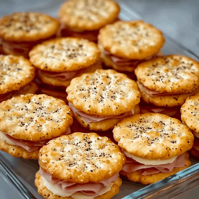 RITZ Crackers Party Sandwiches - Irresistible Crowd-Pleaser Recipe