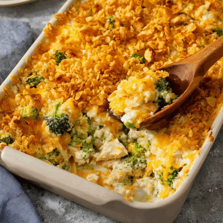 Chicken Broccoli Rice Casserole Recipe: Cozy Comfort Food Delight