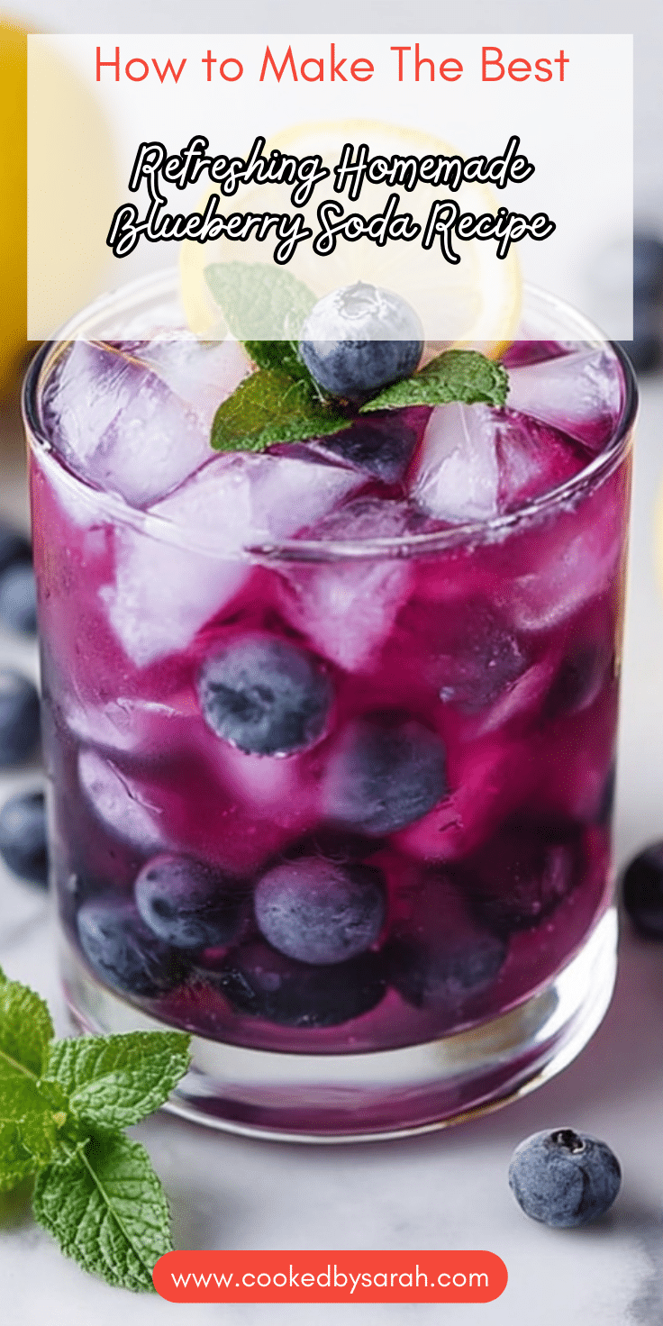 Blueberry Soda Recipe: Homemade Burst of Real Blueberry Flavor