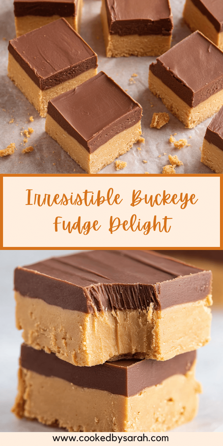 Buckeye Fudge Recipe: Decadent Peanut Butter & Chocolate Delight