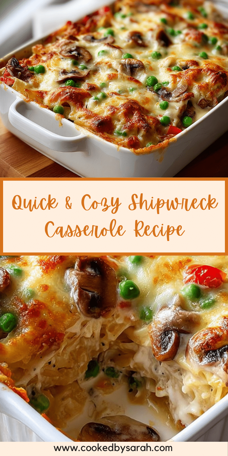 Shipwreck Casserole Recipe - Comfort Dish with Ground Beef & Macaroni