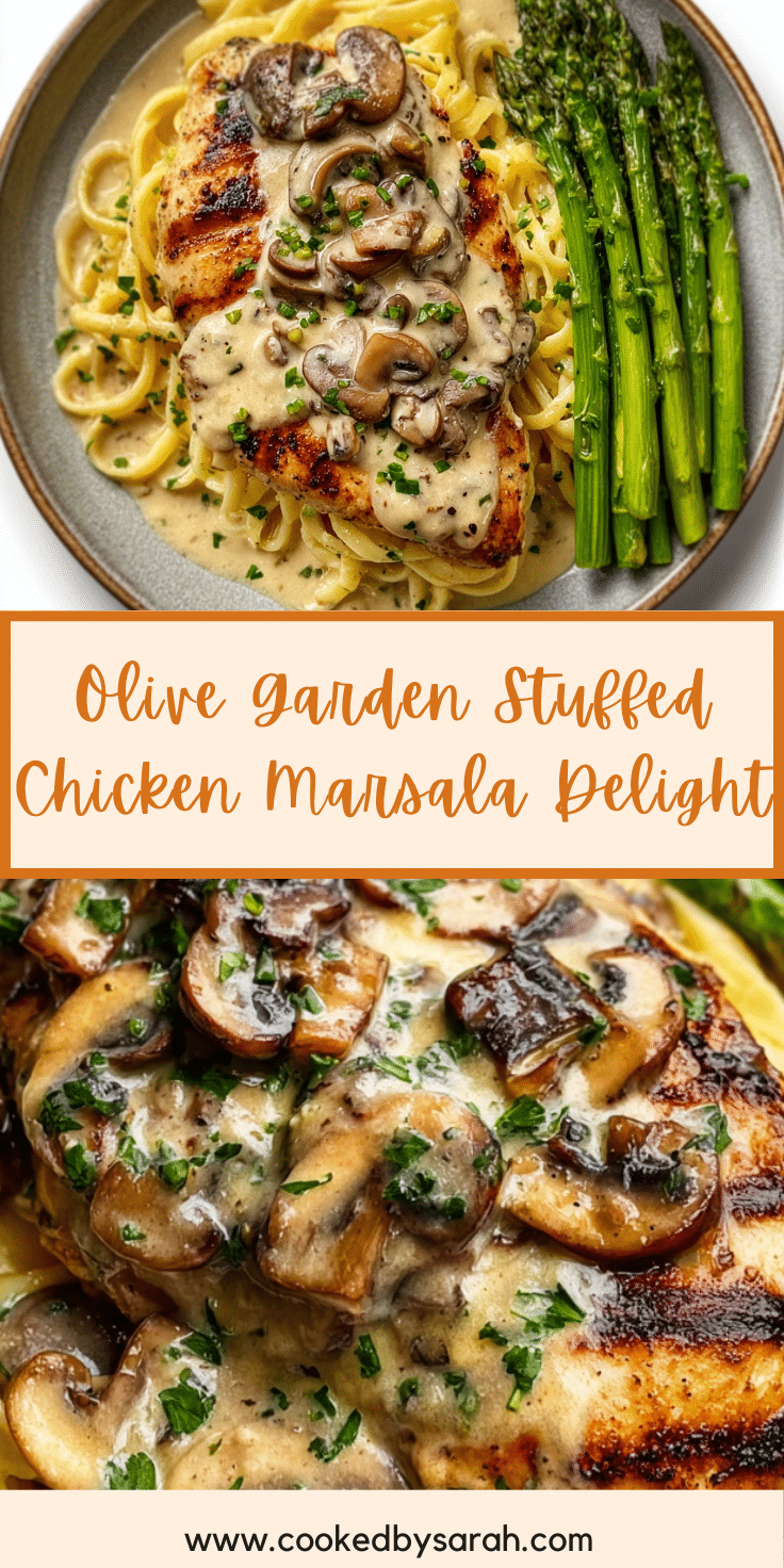 Olive Garden Stuffed Chicken Marsala Copycat Recipe - Homemade Delight