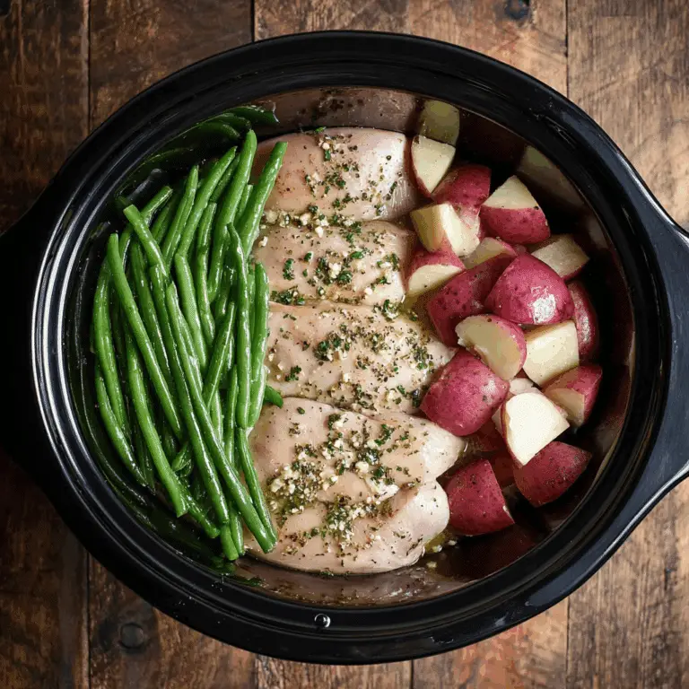 Slow Cooker Chicken Potatoes & Green Beans Recipe – Slow Cooker Recipes