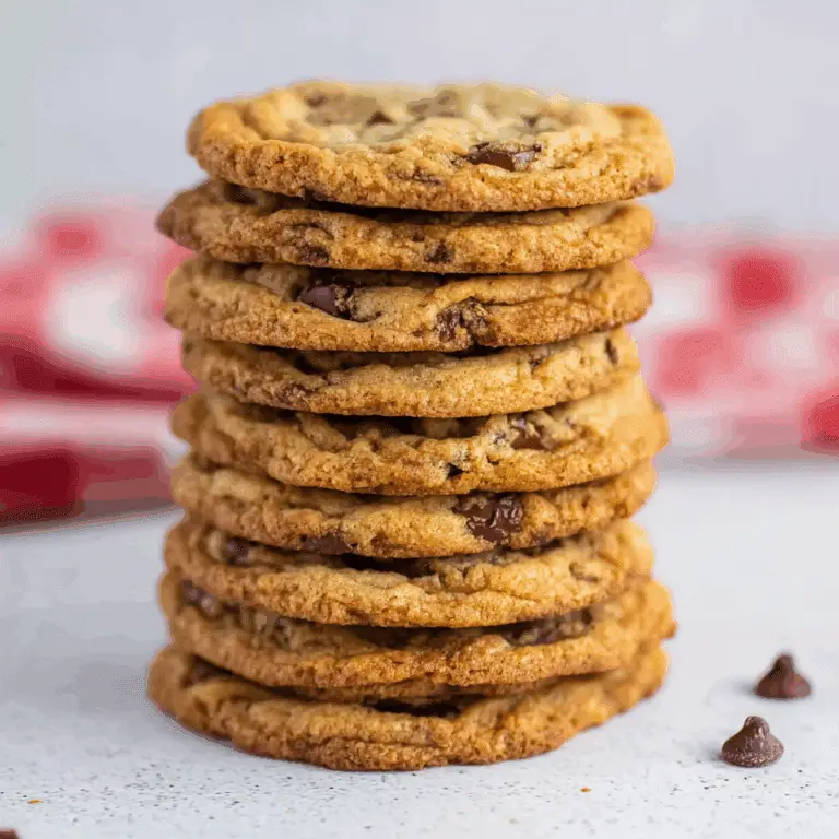 Easy Chocolate Chip Cookies - Chewy & Gooey Homemade Treat