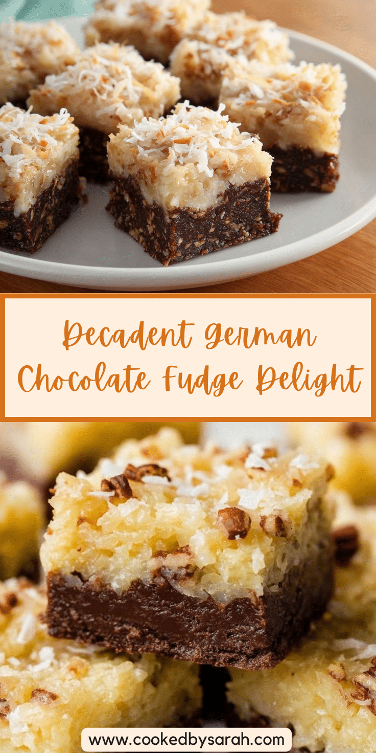 German Chocolate with Coconut & Walnuts Recipe - Irresistibly Rich Delight