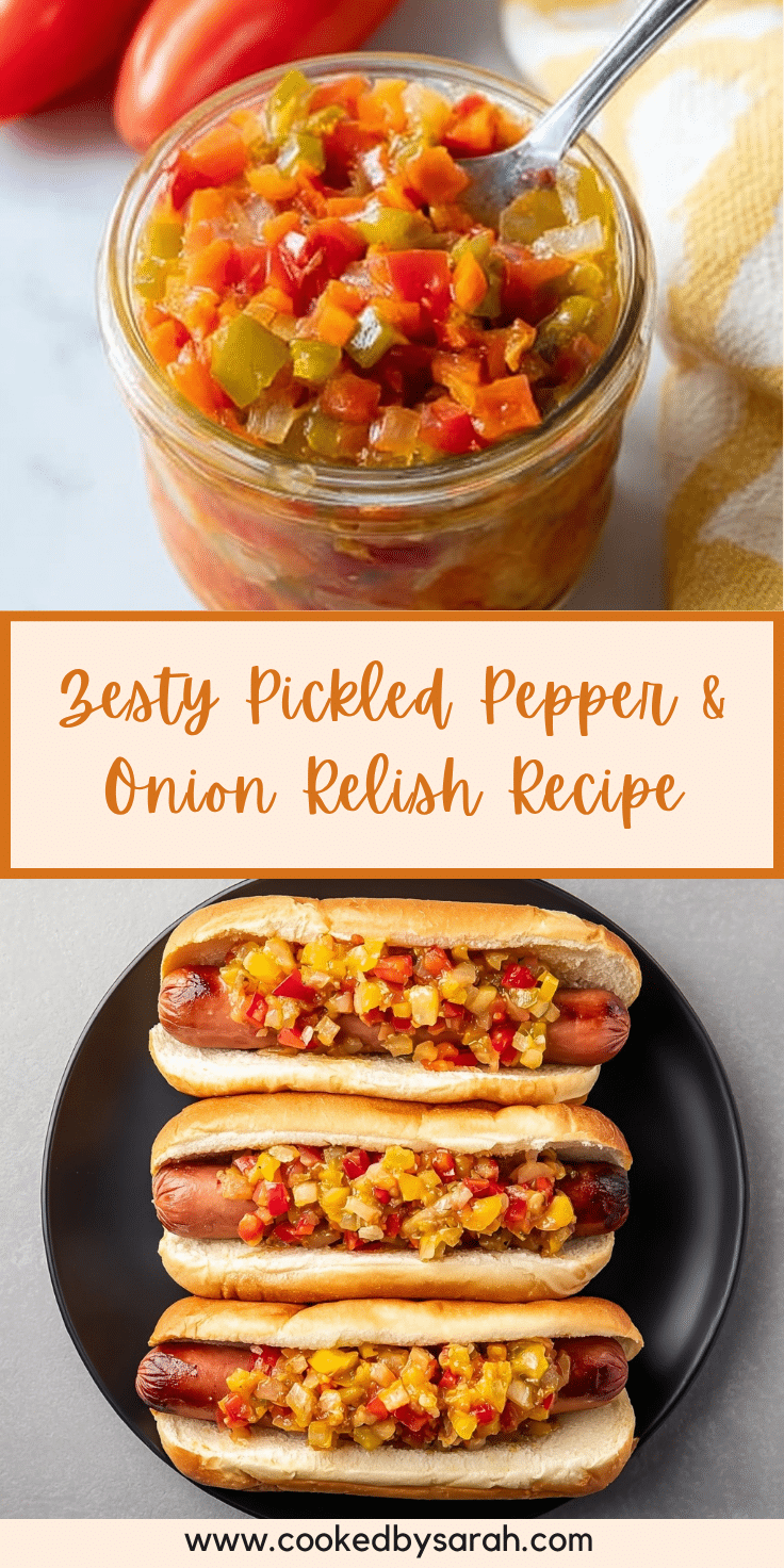 Pickled Pepper and Onion Relish Recipe - Tangy Burst for Your Meals