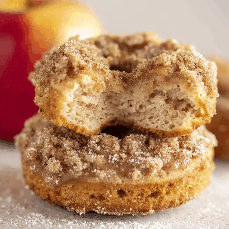 Easy Baked Apple Crumb Donuts Recipe - Cozy Bakery Delight