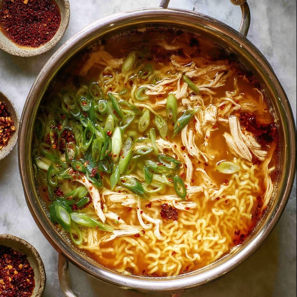 Aromatic Ginger Scallion Chicken Noodle Soup Recipe - Comfort in a Bowl