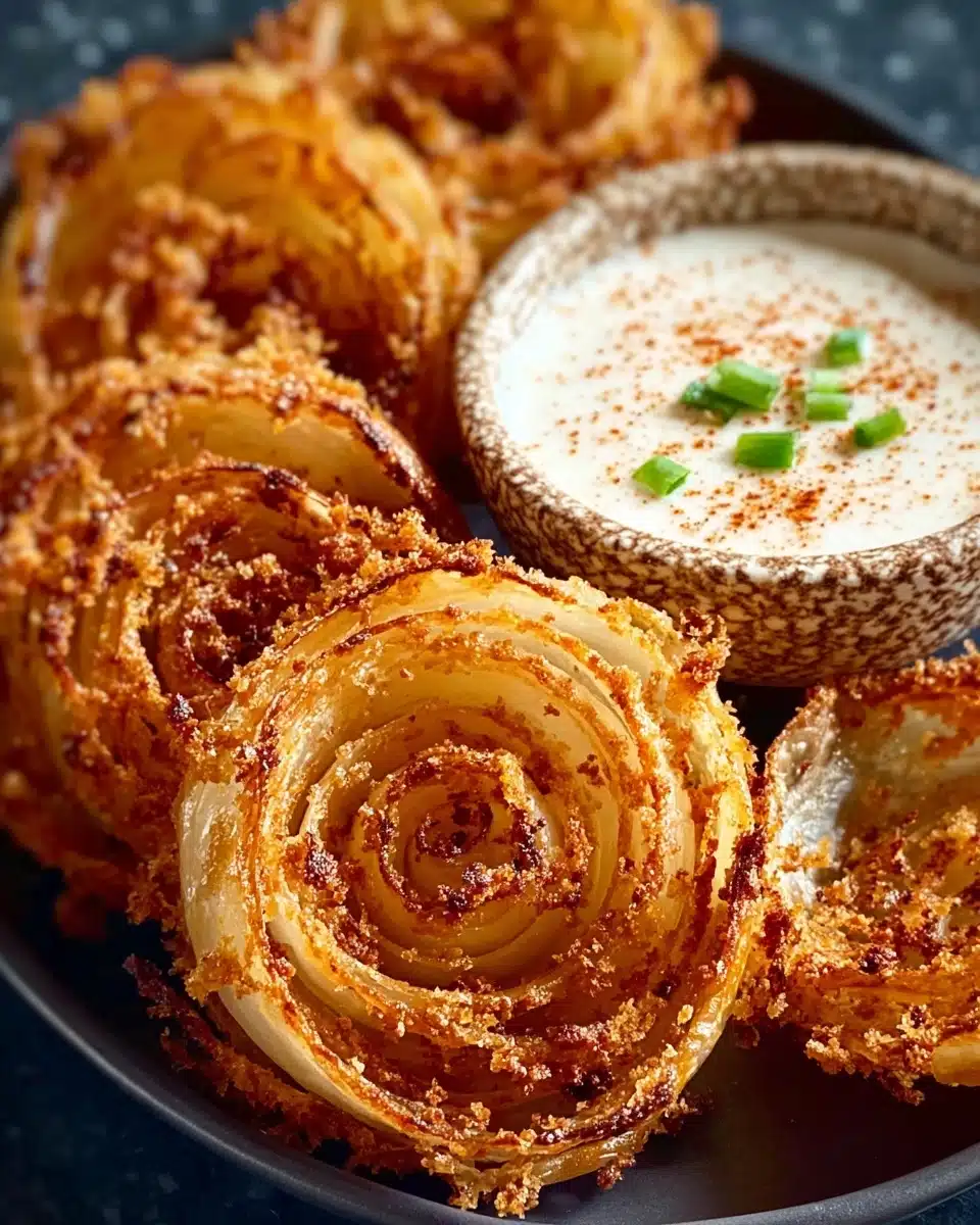 No Frying High-Protein Keto Onion Rings - Crispy & Healthy