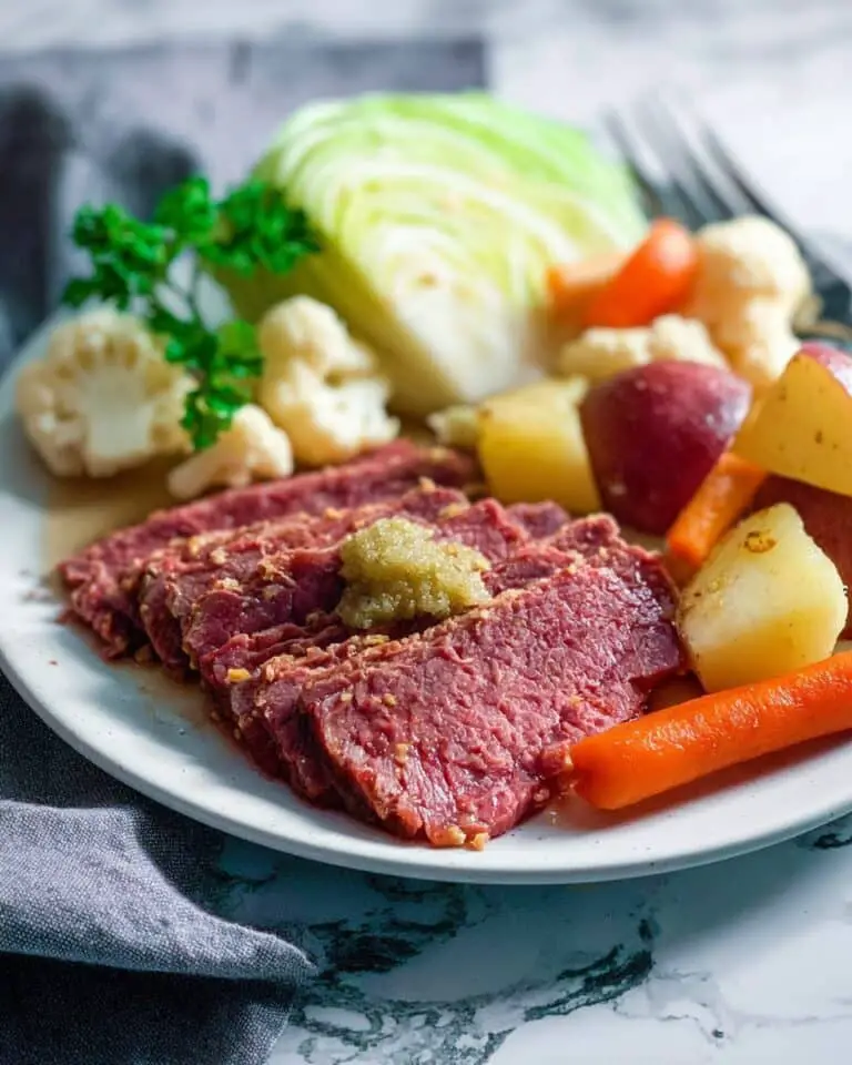 Classic Corned Beef and Cabbage Recipe | Cooked by Sarah