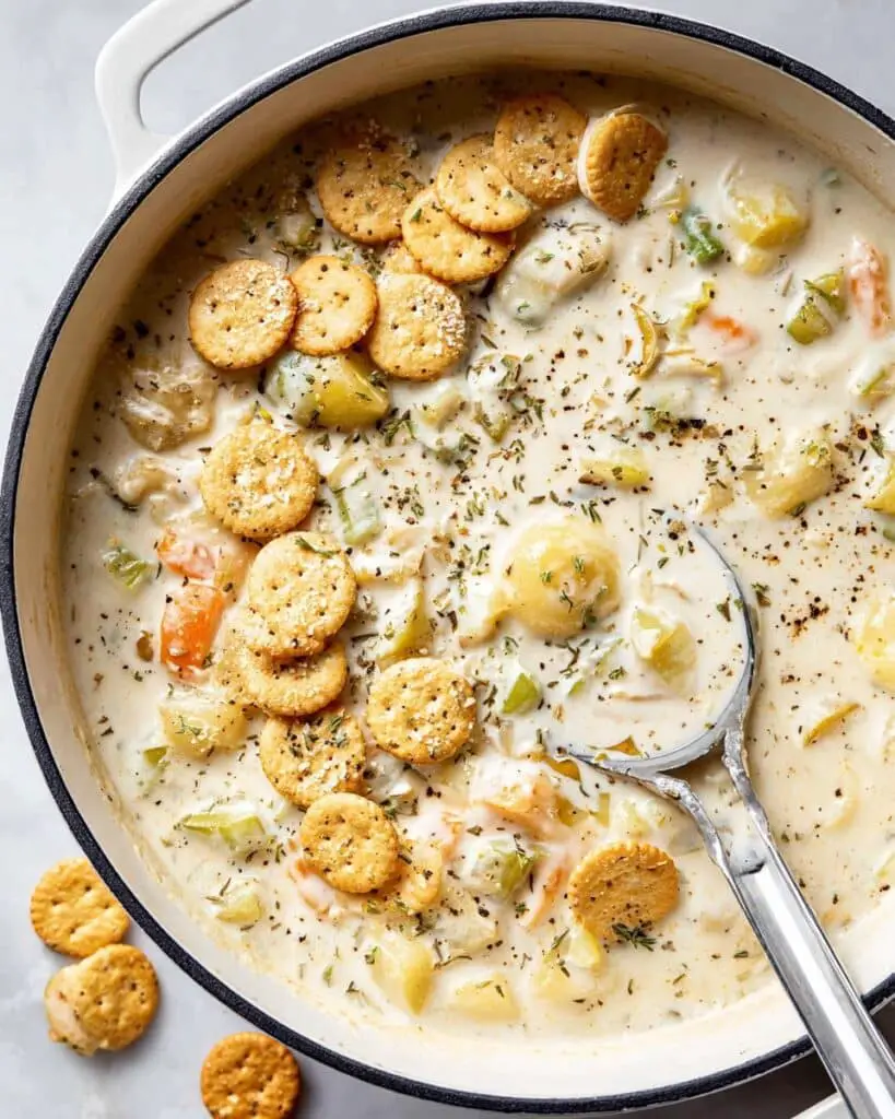 New England Clam Chowder Recipe | Cooked by Sarah
