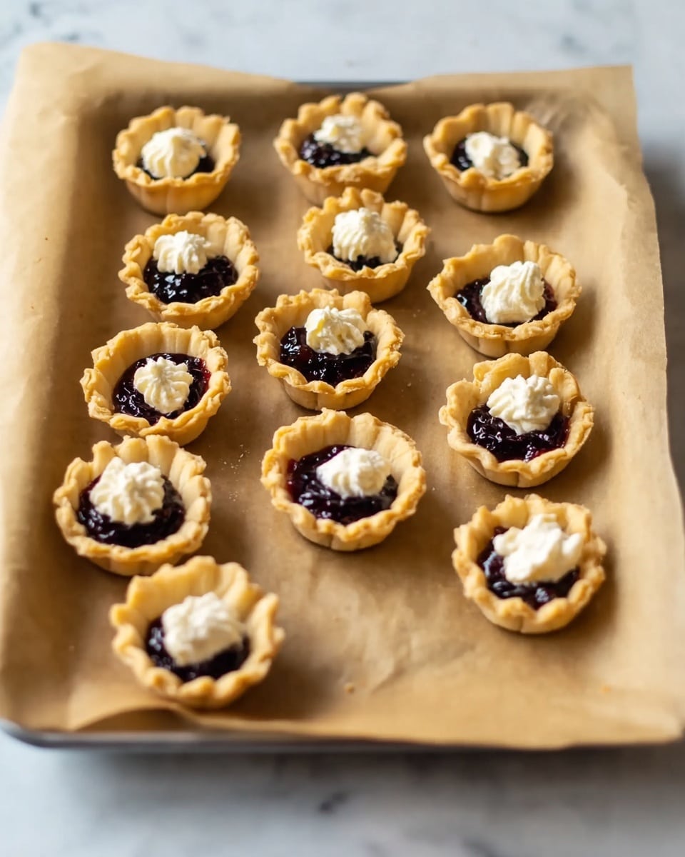 Brie Phyllo Cups with Blackberry and Thyme Recipe | Cooked by Sarah