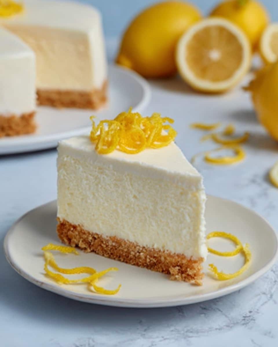 Simply Perfect Lemon Cheesecake Recipe | Cooked by Sarah