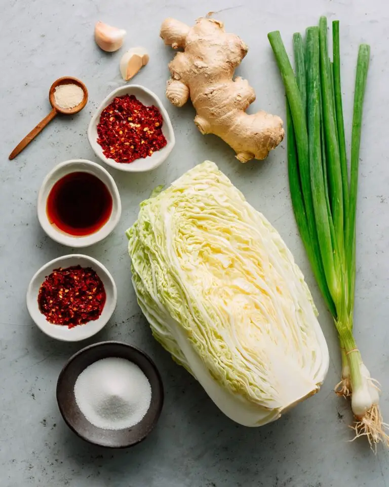 Homemade Vegan Kimchi Recipe | Cooked by Sarah