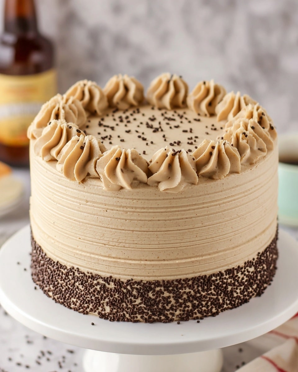 Kahlua Coffee Chocolate Layer Cake Recipe | Cooked by Sarah