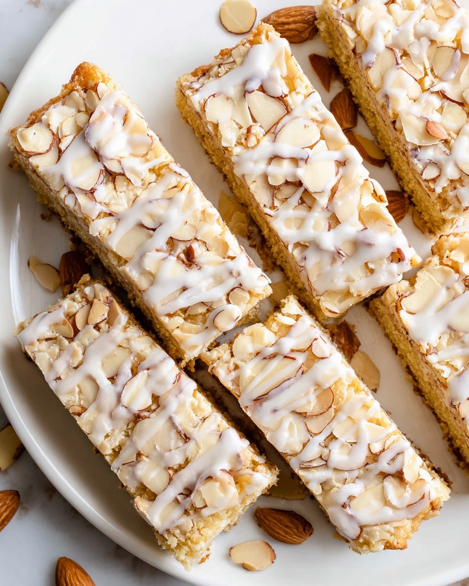 Almond Bars Recipe | Cooked by Sarah