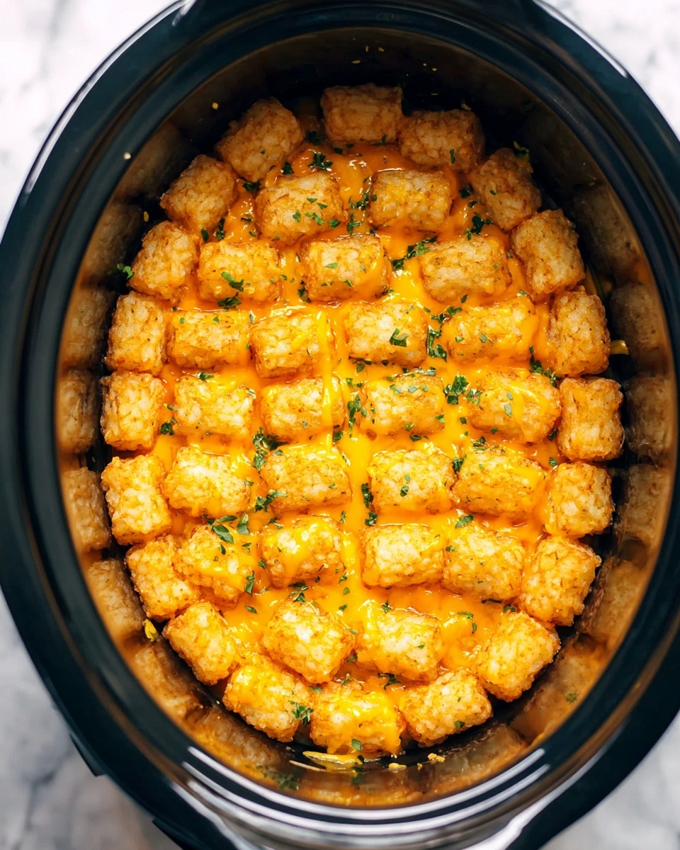 Tater Tot Casserole with Ground Beef and Cheesy Mushroom Sauce Recipe ...