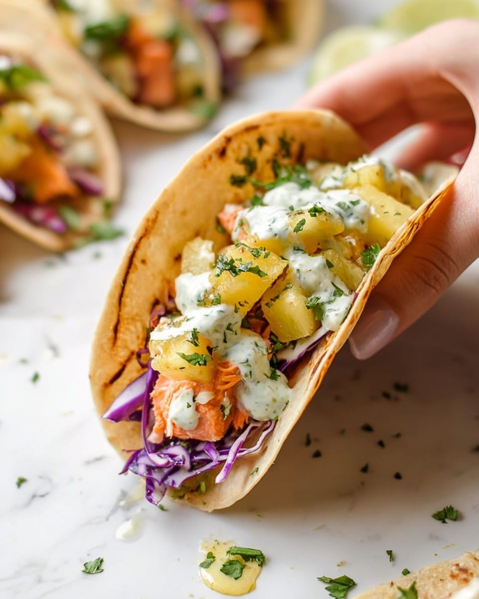 Cilantro Lime Crema (Fish Taco Sauce) Recipe | Cooked by Sarah