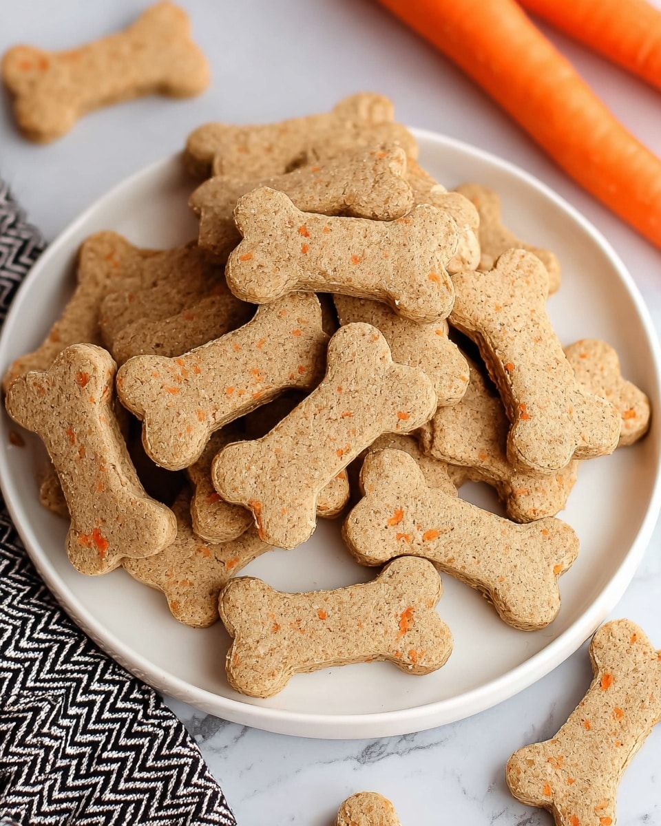 Carrot and Peanut Butter Dog Treats Recipe | Cooked by Sarah