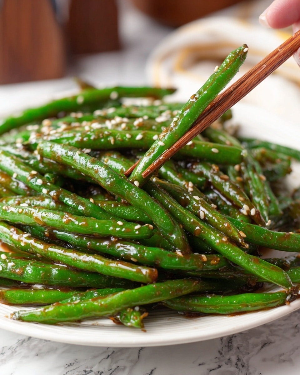 Chinese Buffet Green Beans Recipe | Cooked by Sarah